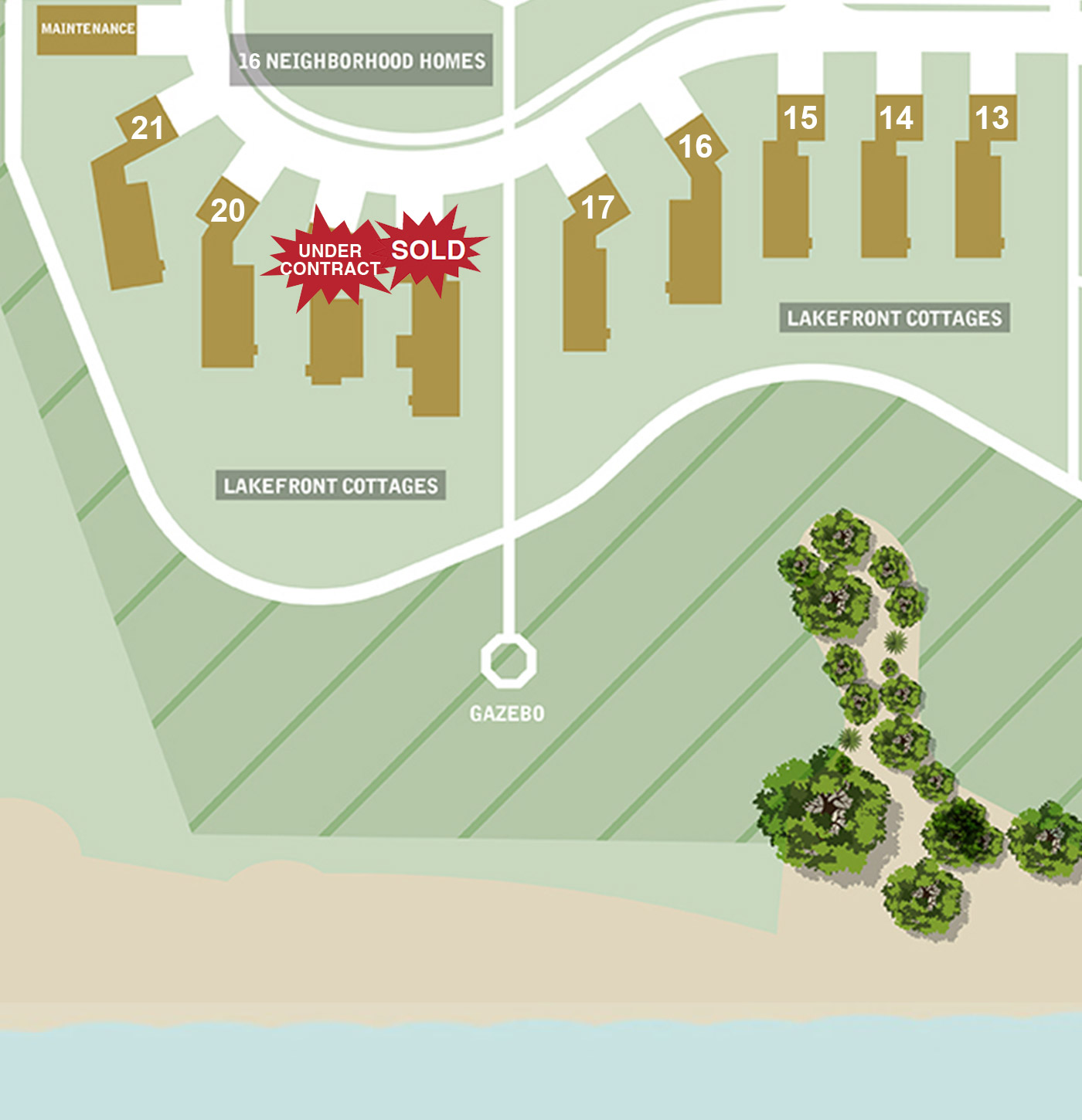 South Phase Interactive Site Map | Prairie's Edge on Lake Michigan